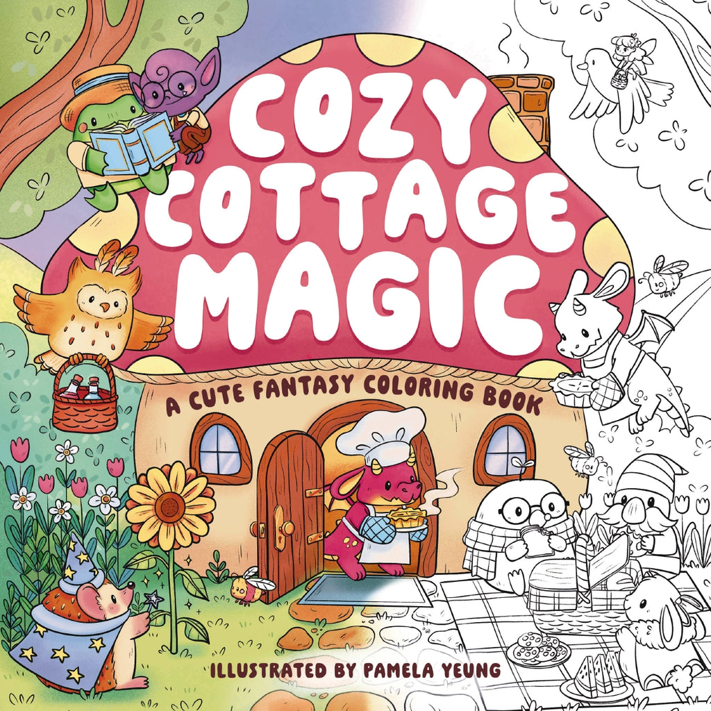 Cozy Cottage Magic: A Cute Fantasy Coloring Book – The Foyer Store